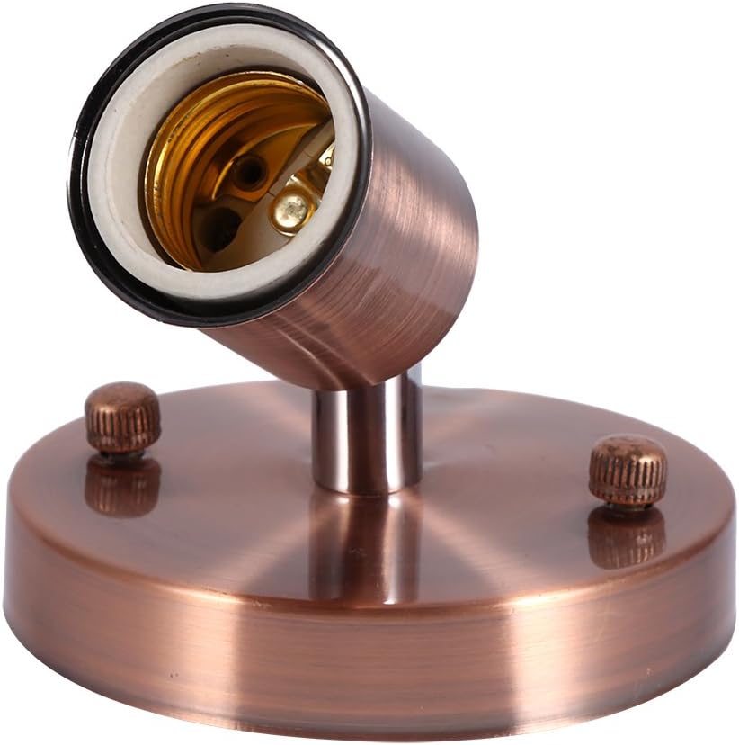 Bulb Socket,180° Rotating E27 Vintage Ceiling Light Wall Mounted Lamp ...