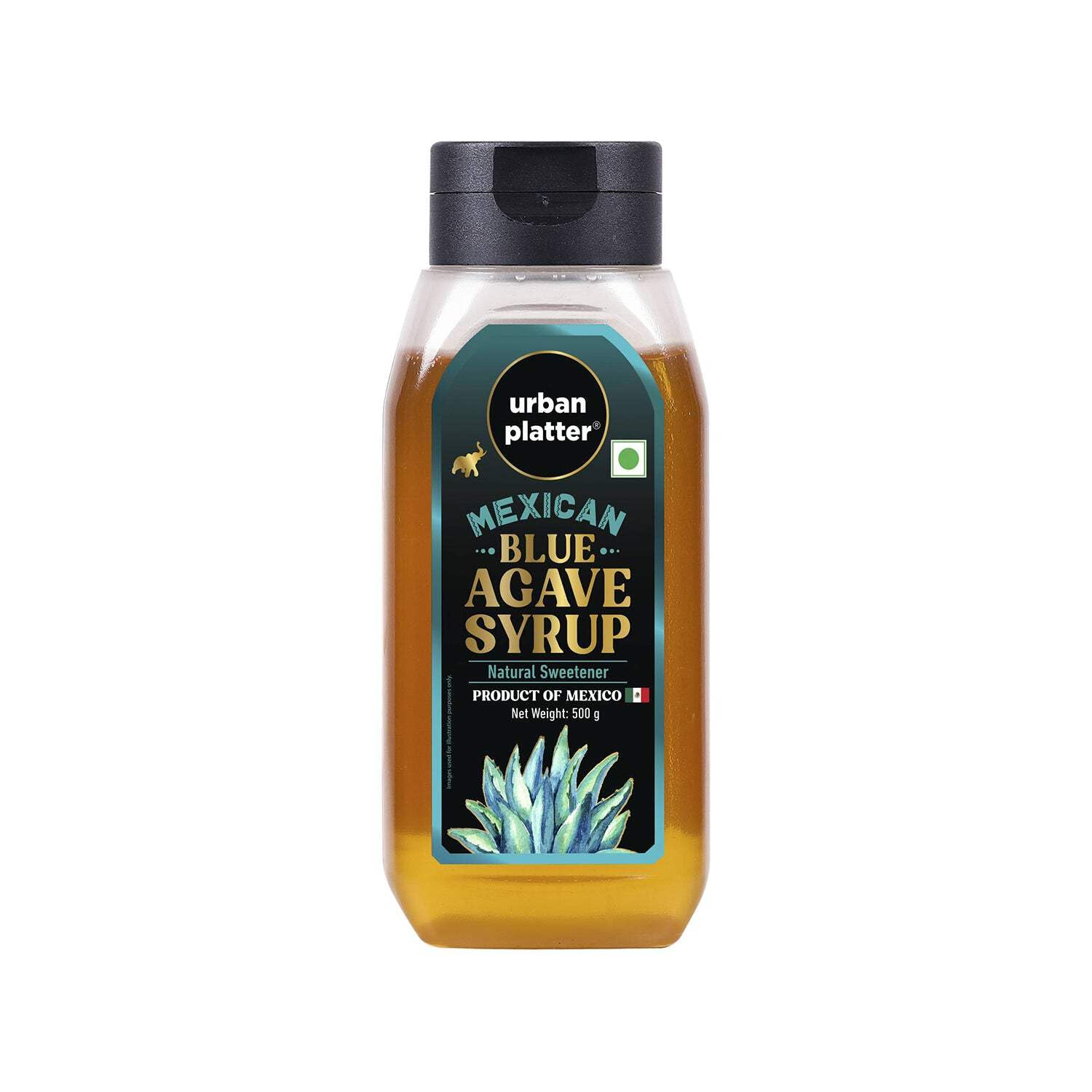 Urban Platter Mexican Blue Agave Syrup, 500g (Plant-Based Sweetener ...