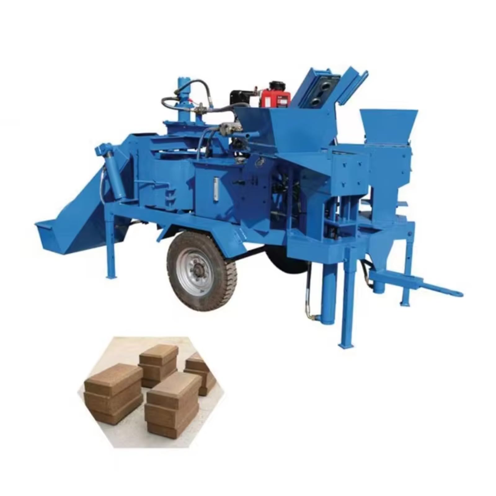 Stabilized Soil Block Interlocking Machine