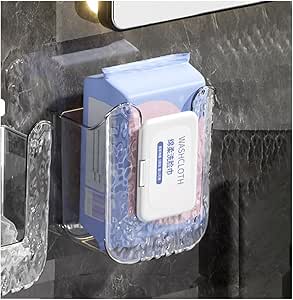 Amazon.com: Kitchen Wipes Storage Box,Wall Mounted Tissue Box,No ...