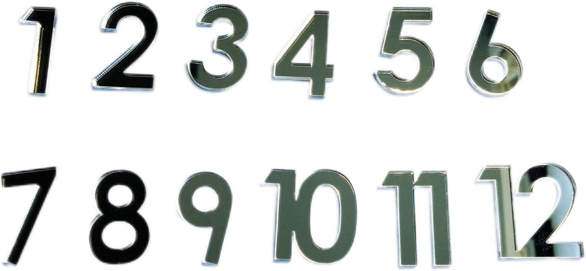 Amazon.com: HSCGIN Clock Numerals Kit 2Set Black Arabic Number and ...