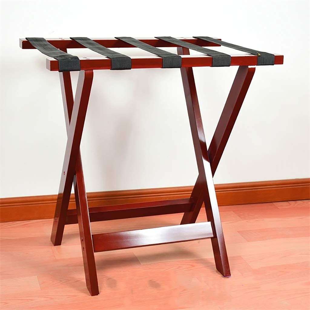 Buy Foldable Luggage Rack Luggage Rack Hotel Room Solid Wood Folding ...