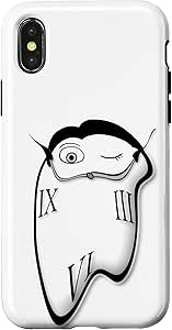 Amazon.co.jp: iPhone X/XS 【Dali style】 Caricature Melting Clock ...