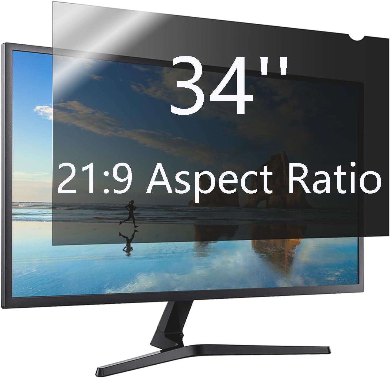 Amazon.com: J J-Dream 34 Inch Privacy Screen for Monitor for Widescreen ...