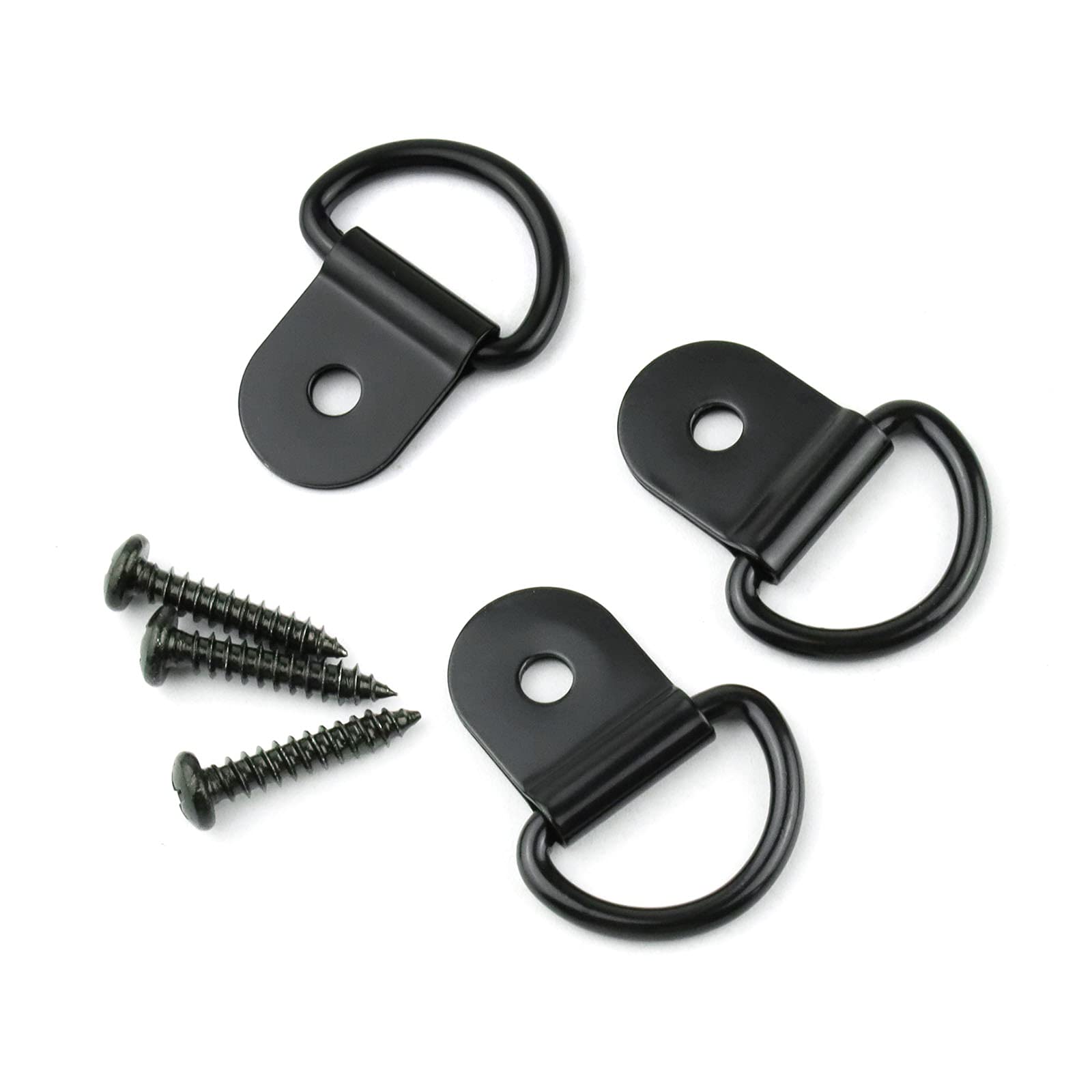 Snapklik.com : 35 Pack Stainless Steel D-Ring Tie Down, Small Anchor ...