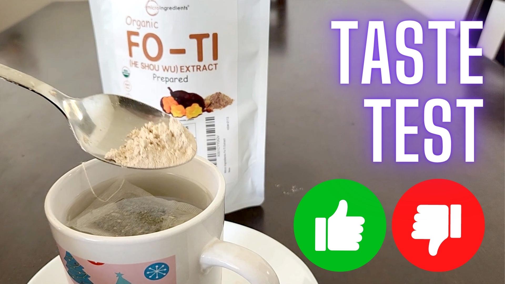 Watch Review& Organic He Shou Wu Pure Fo Ti Extract Powder on Amazon Live