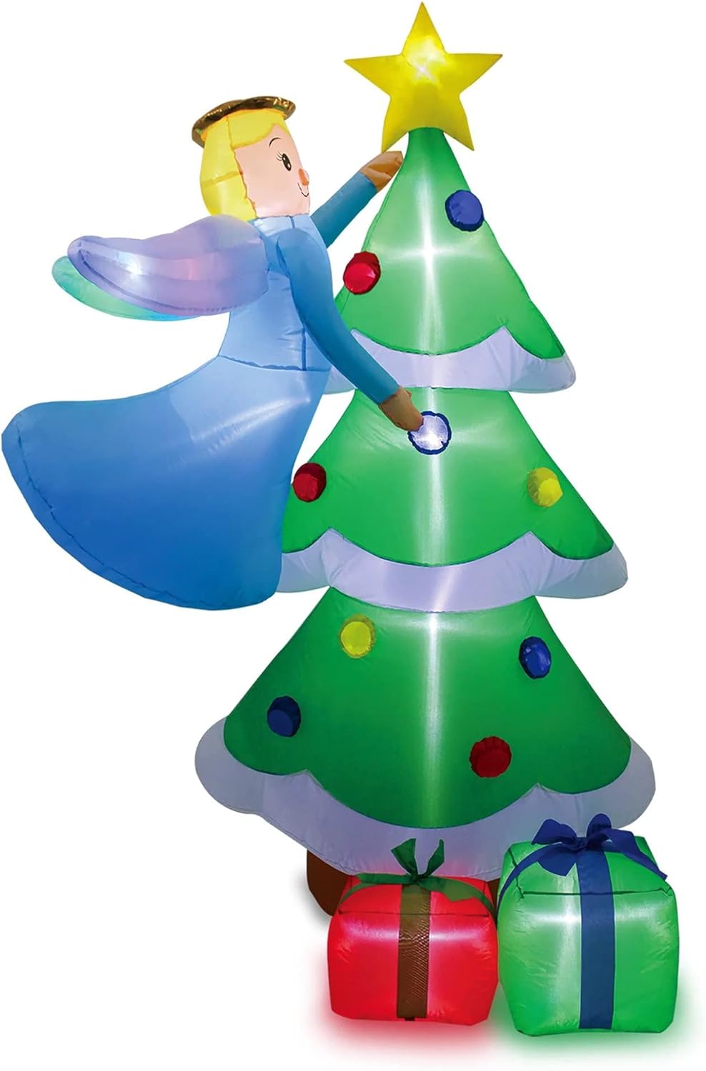 Amazon.com: Holiday Time Holiday Inflatable - Flying Angel Decorating ...