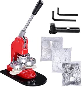 Amazon.com: Button Badge Maker Machine 1Inch 25mm with Extra 500 Sets ...
