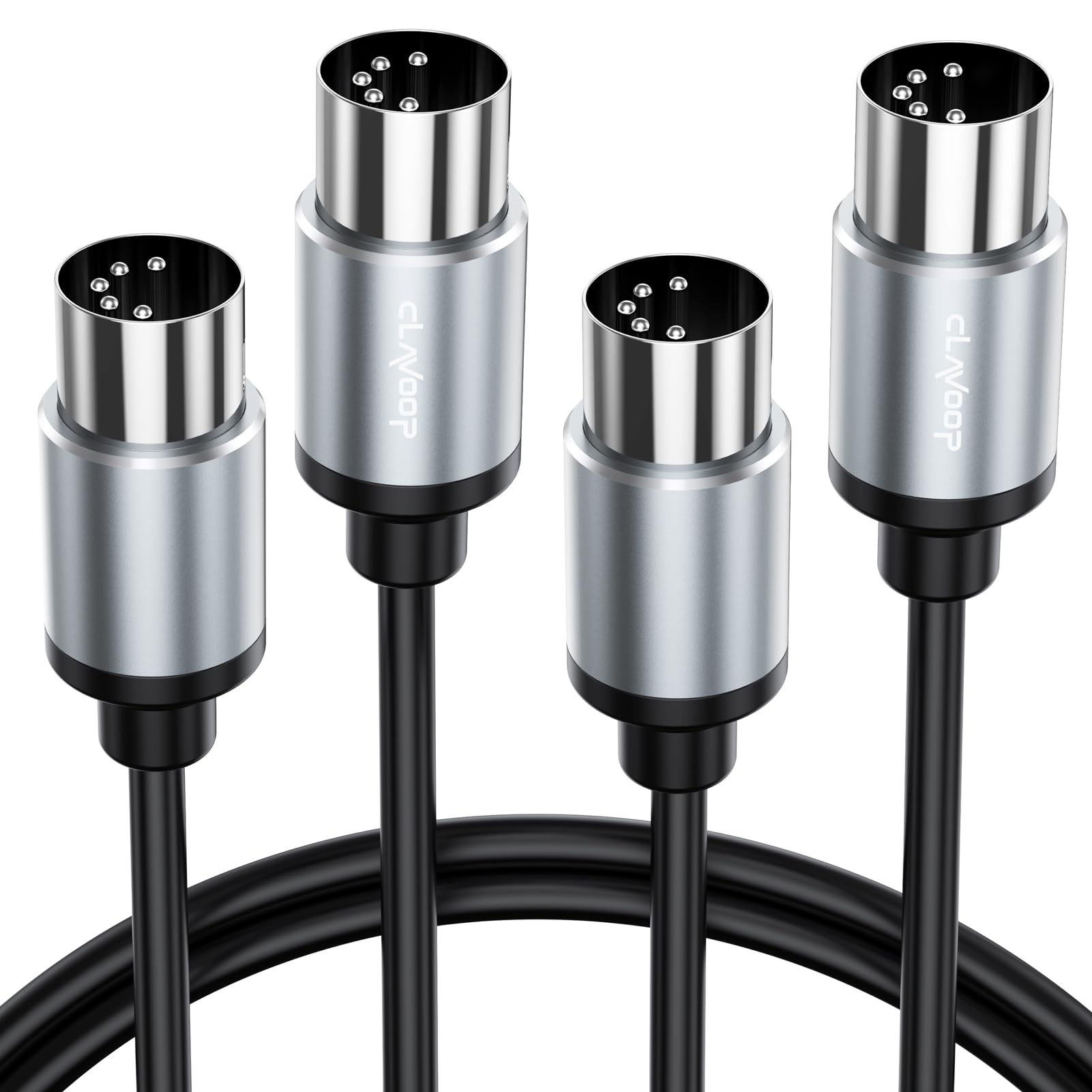 Snapklik.com : MIDI Cable 3ft 2 Pack, 5 Pin DIN MIDI Cables 3 Feet ...