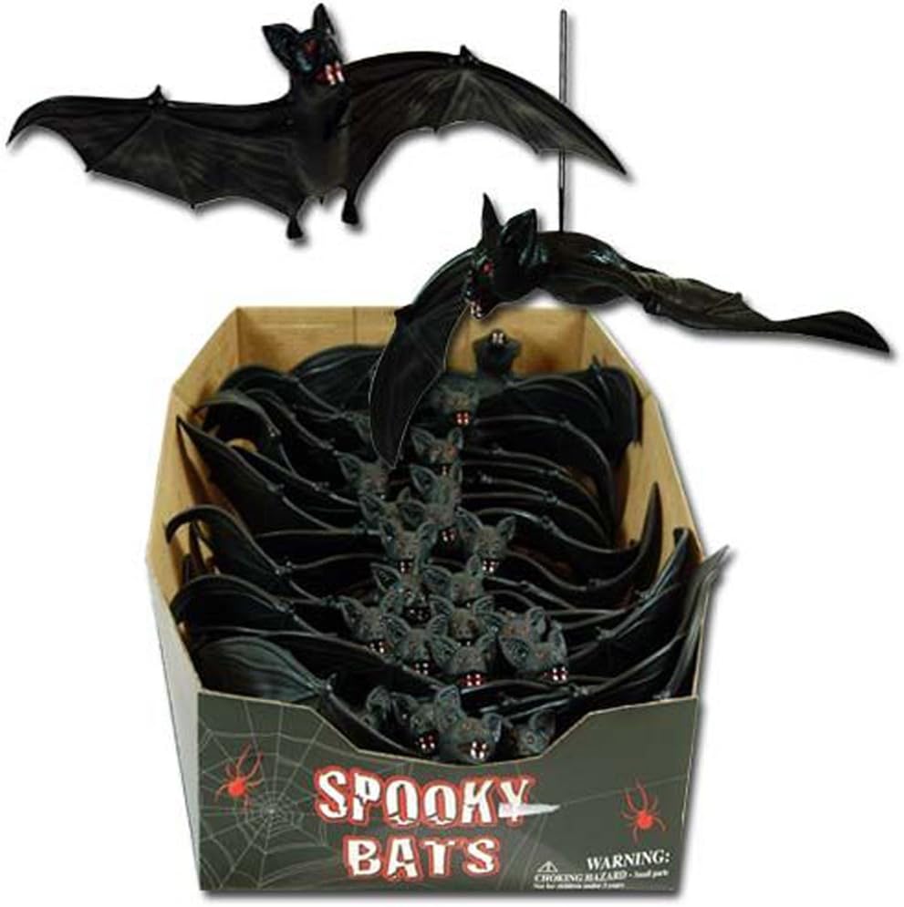Amazon.com: Halloween Spooky Rubber Bat : Patio, Lawn & Garden