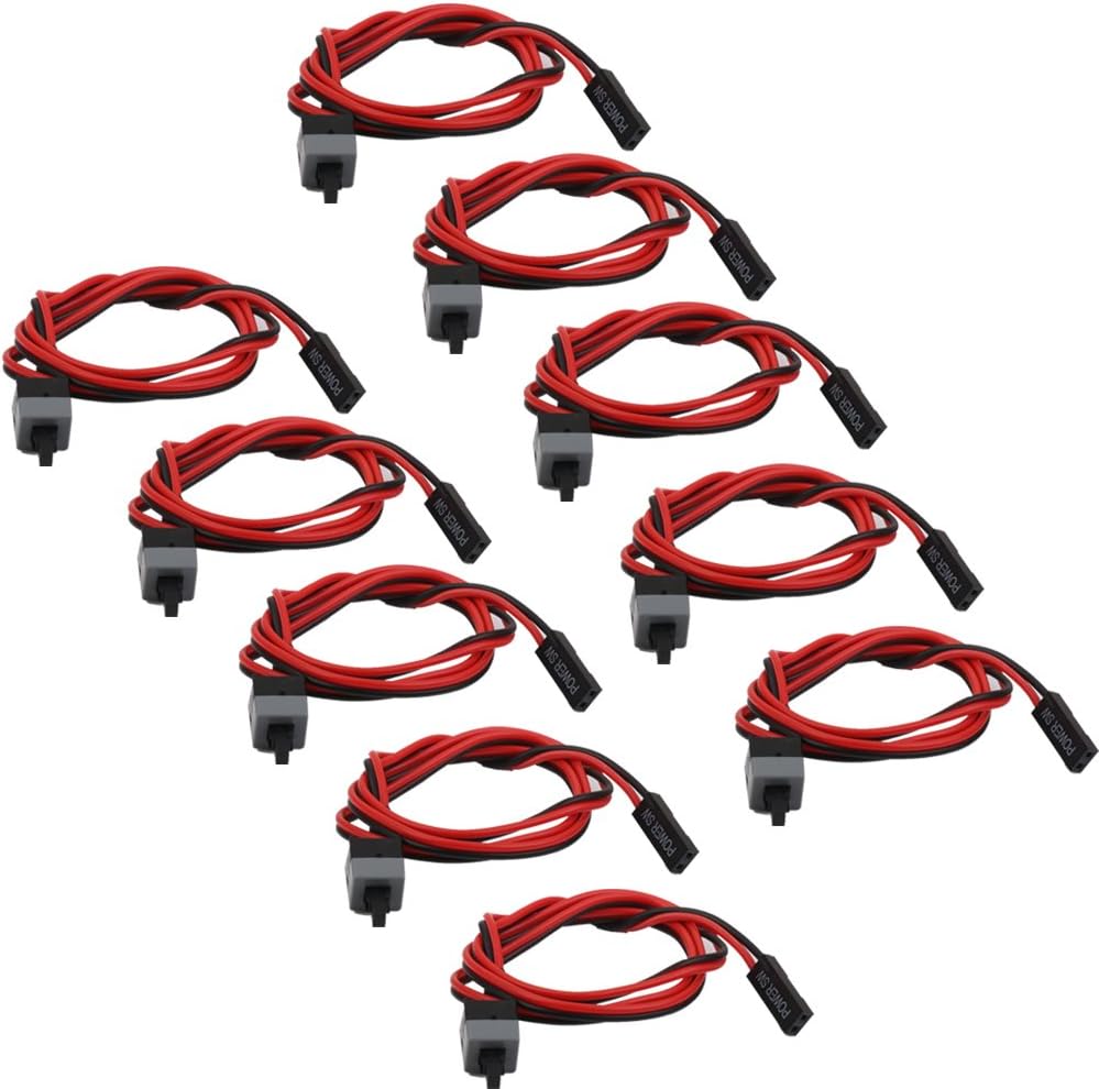 Amazon.in: Buy 10x Computer Motherboard Power Cable Switch on/off/Reset ...