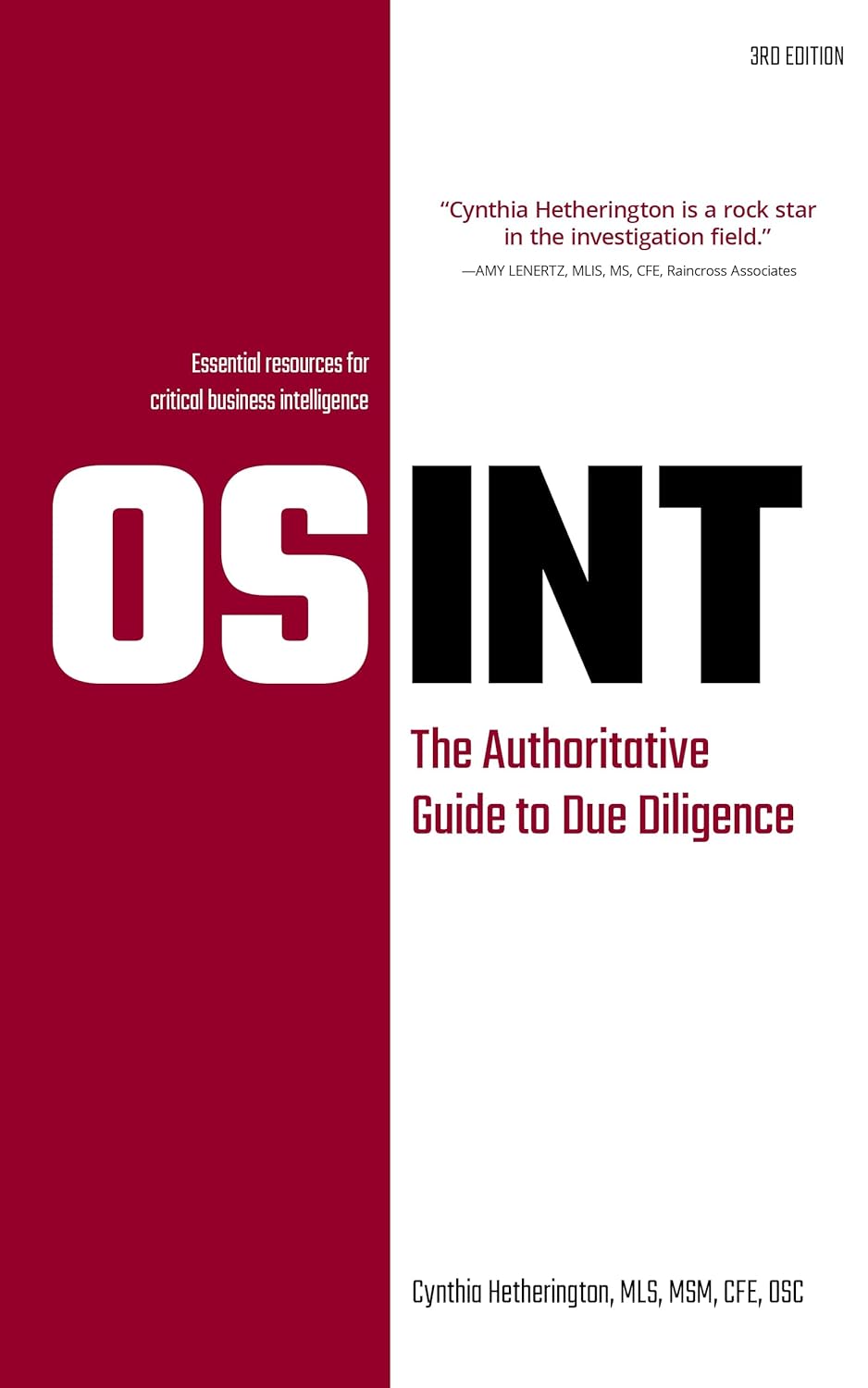 OSINT: The Authoritative Guide to Due Diligence eBook : Hetherington ...
