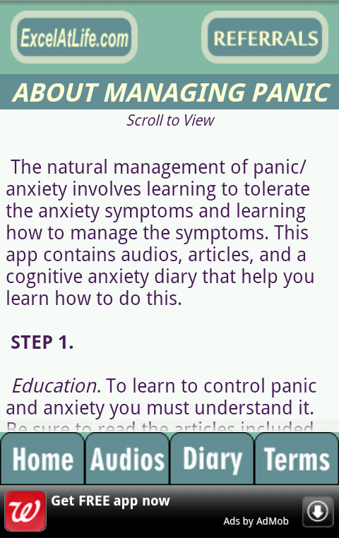 Stop Panic & Anxiety Self-Help - App on Amazon Appstore