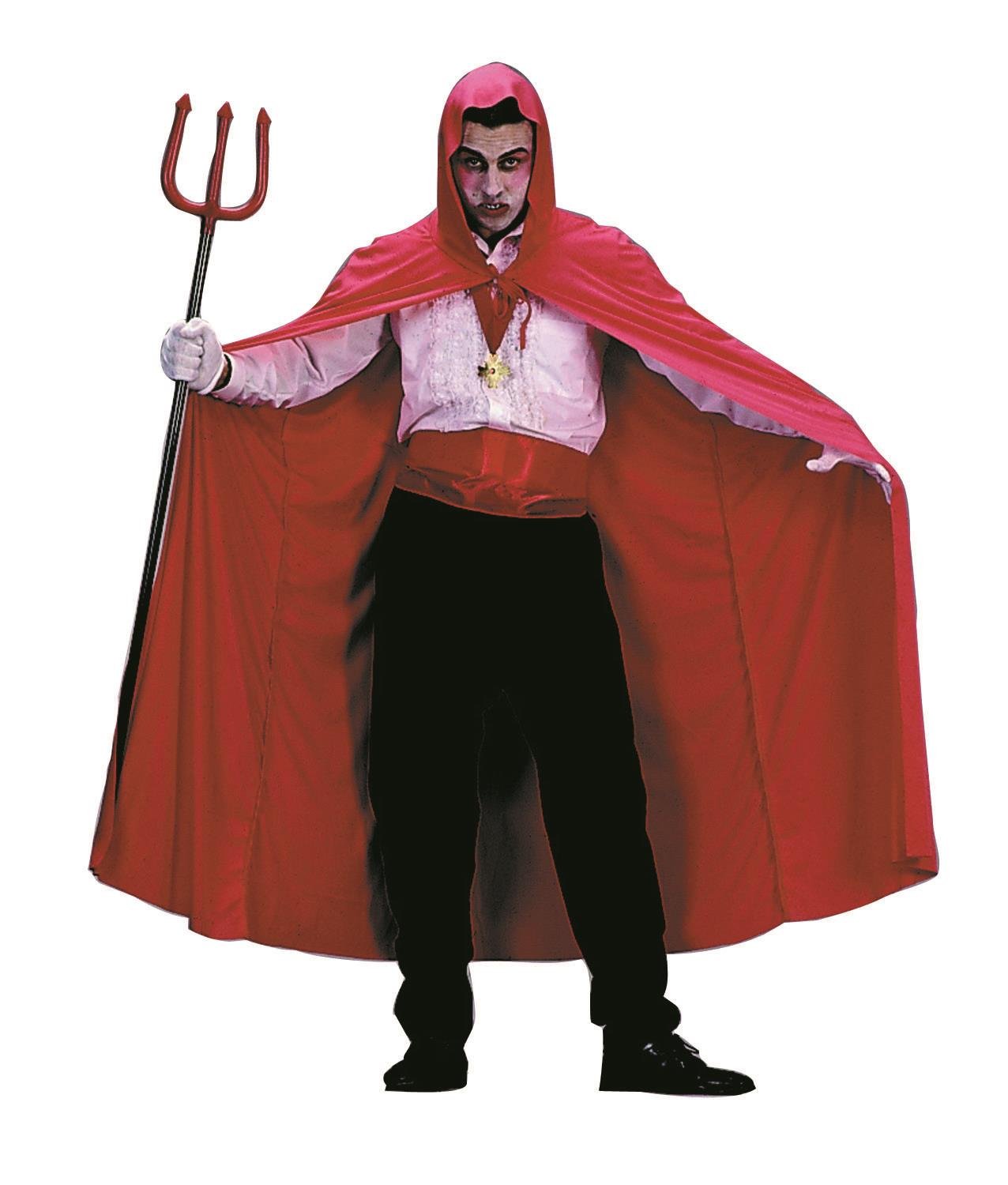 Amazon.com: RG Costumes 56-inch Hooded Cape (Red) Adult Accessory ...