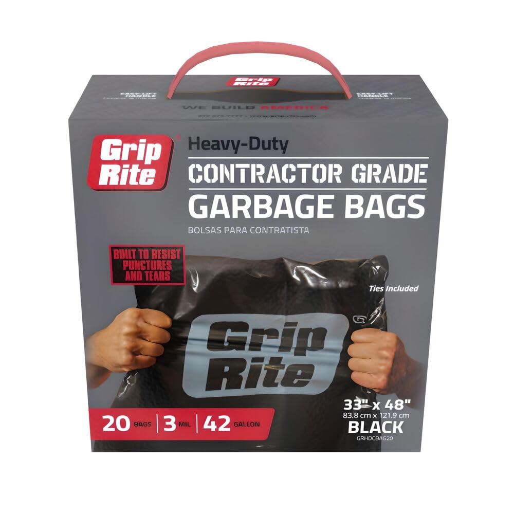 Amazon.com: Grip Rite Prime Guard GRHDCBAG20 Grip Rite Heavy Duty 3 Mil ...