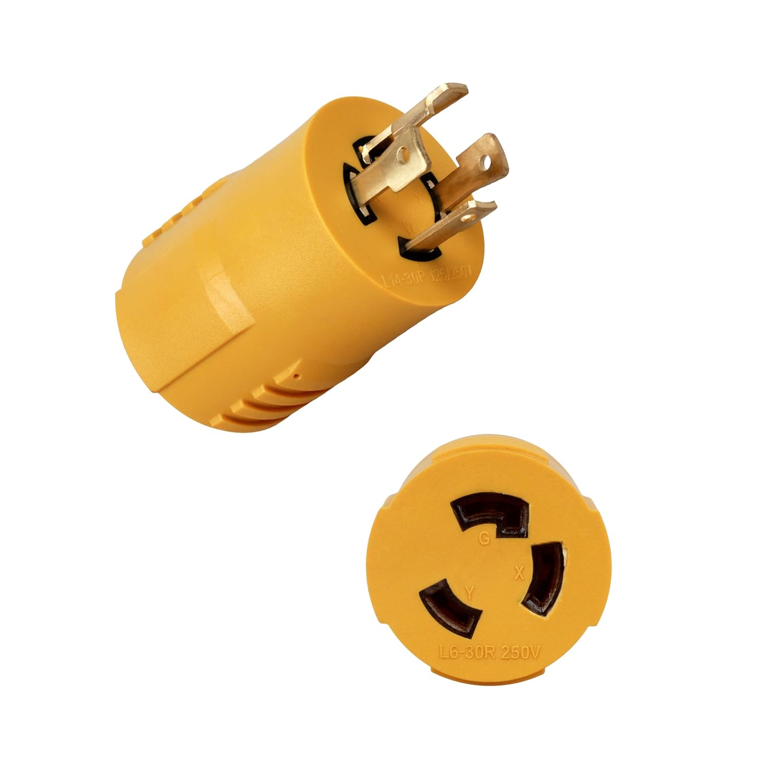 Generator to Welder Adapter - L14-30P to L6-30R 240V 30A 4 Prong to 3 ...