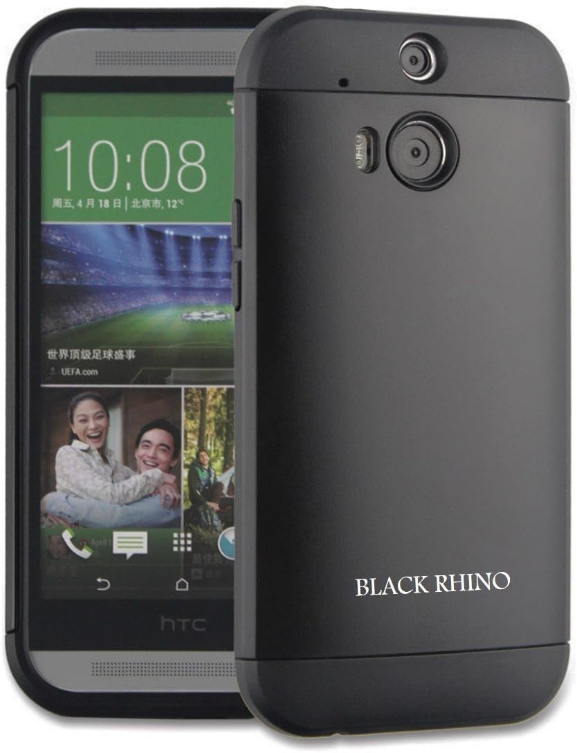 Amazon.com: HTC One M8 Case, Black Rhino Dual Layer Tough Protective ...