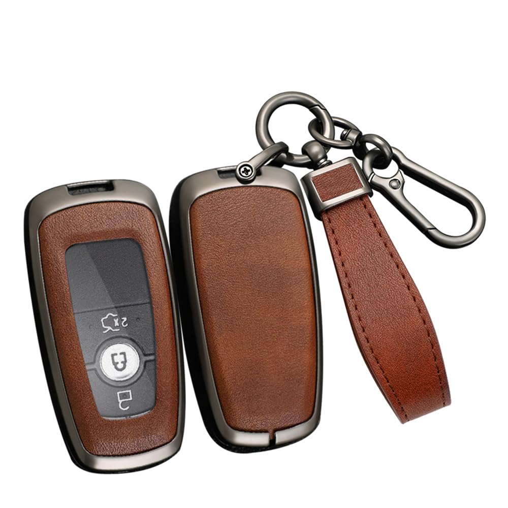 Amazon.com: ontto Key Fob Case Compatible with Ford 3/4/5 Buttons Key ...