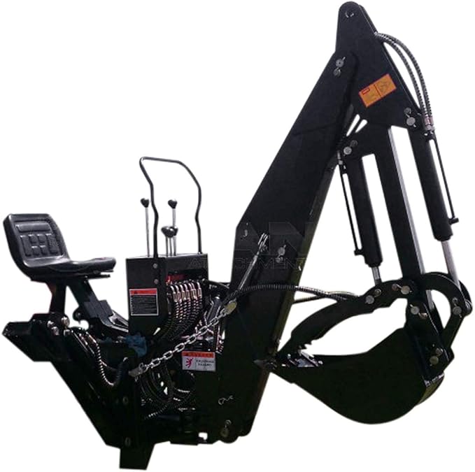 Amazon.com: 6' ft 3 Point Backhoe with Thumb Excavator Tractor ...
