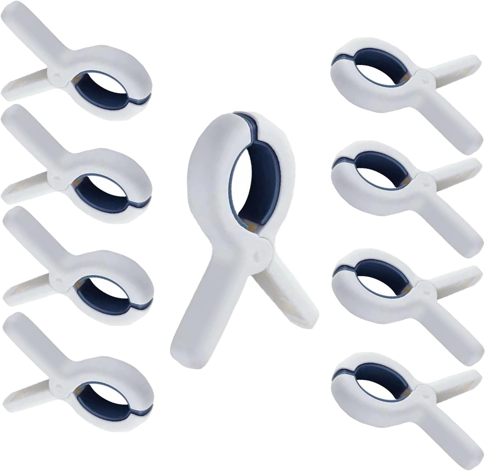 Amazon.com: Strong Plastic Clothes Clips for Drying Heavy Duty Clothing ...