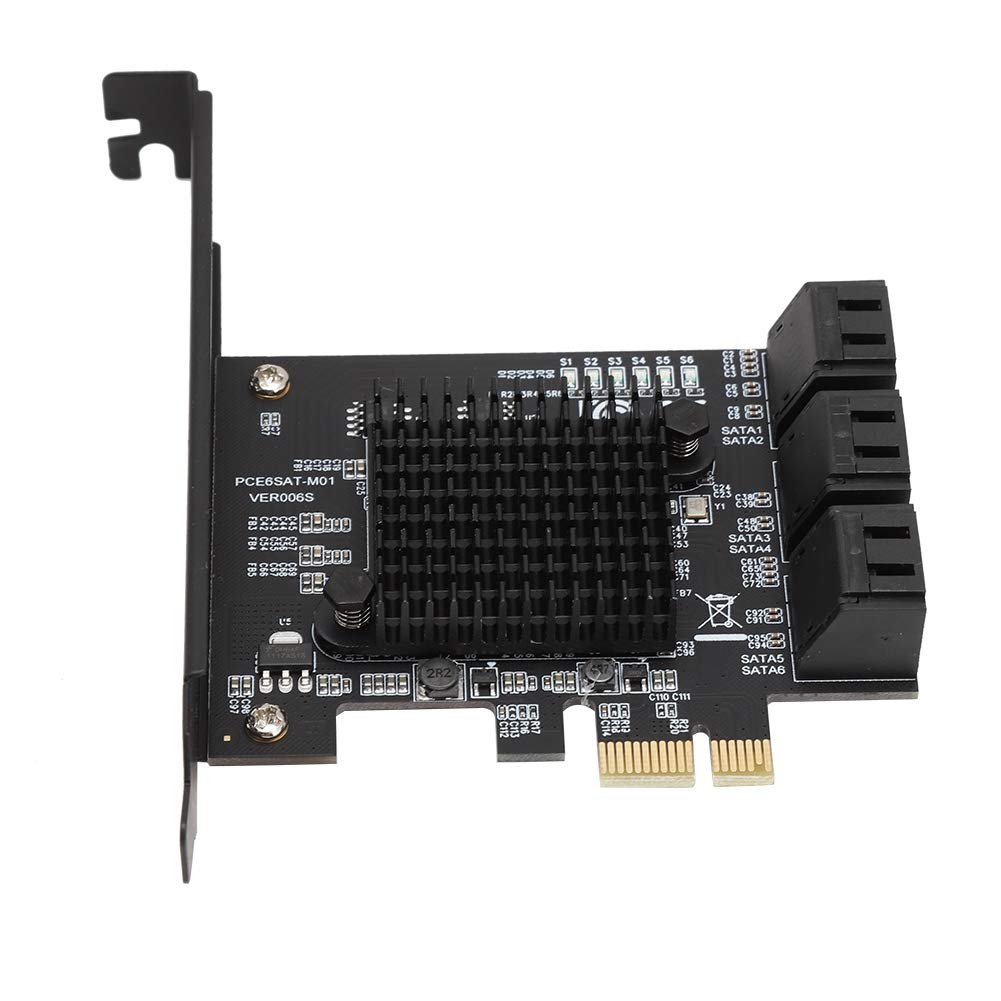 6-Port 3.0 PCI Express Expansion Card Riser Card Adapter Card ...