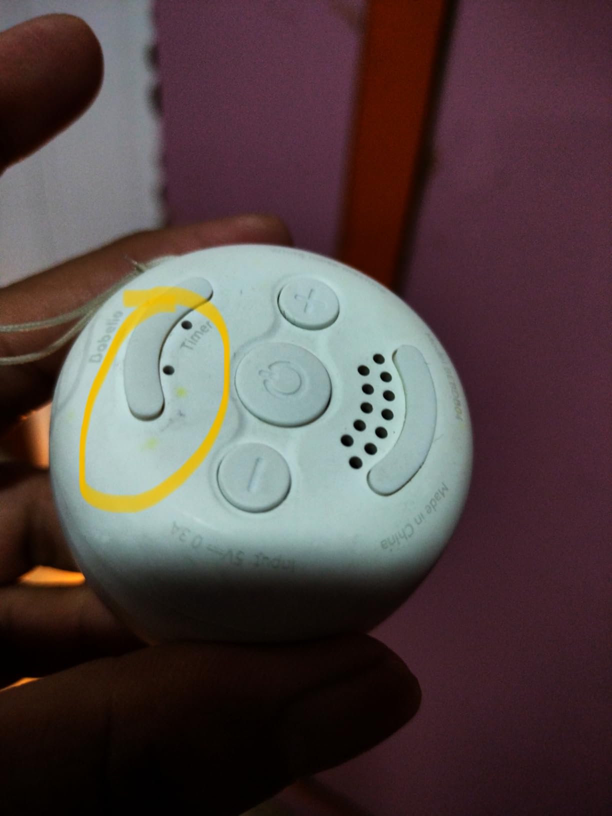 White Noise Machine Babelio Mini Sound Machine for Adults Kids Baby ...