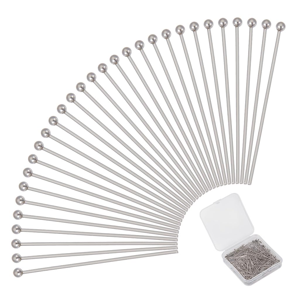 Amazon.com: UNICRAFTALE About 400pcs Stainless Steel Ball Head Pins ...