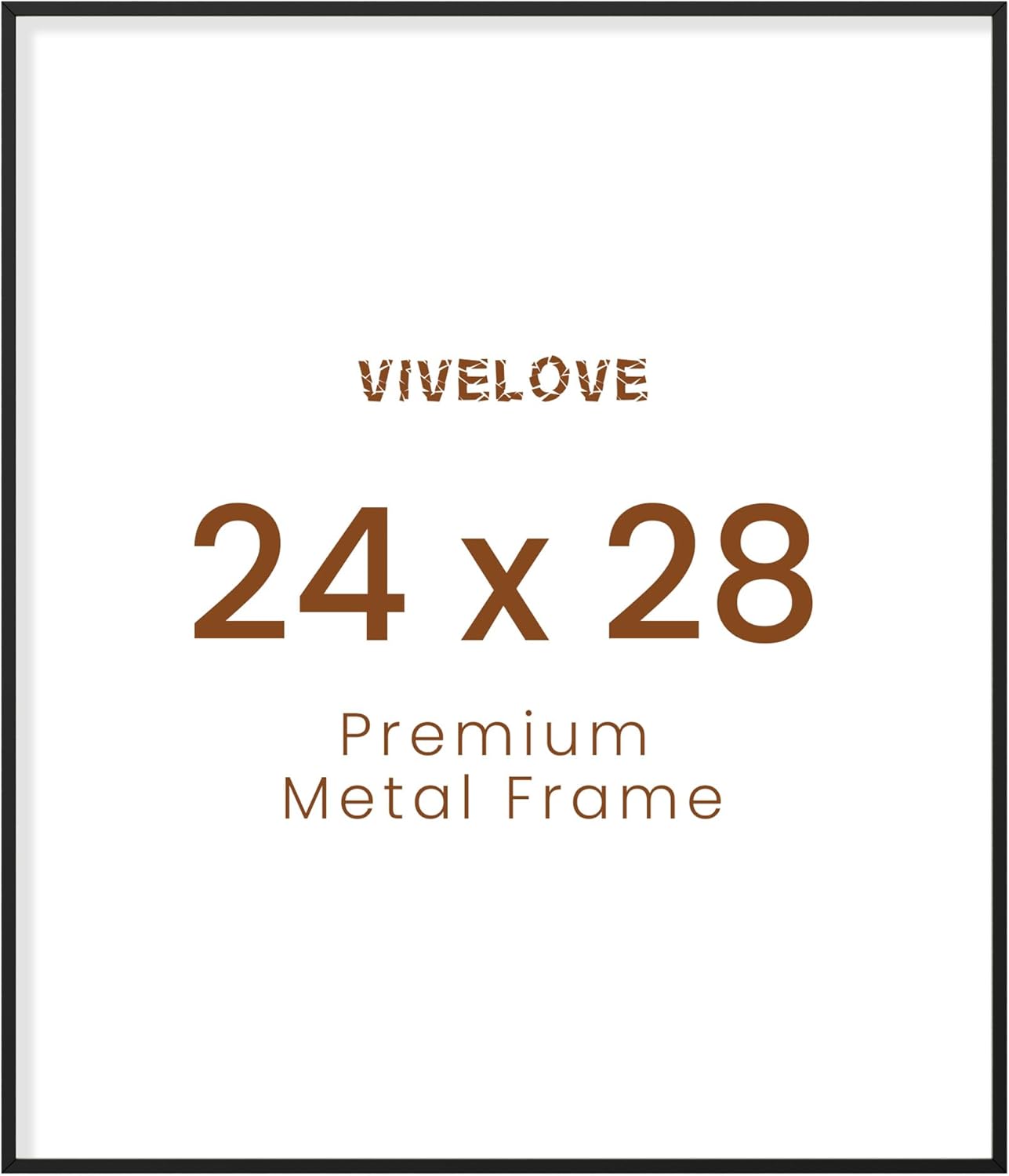 Amazon.com - Vivelove 24x28 Metal Picture Frame, Black Aluminum Picture ...