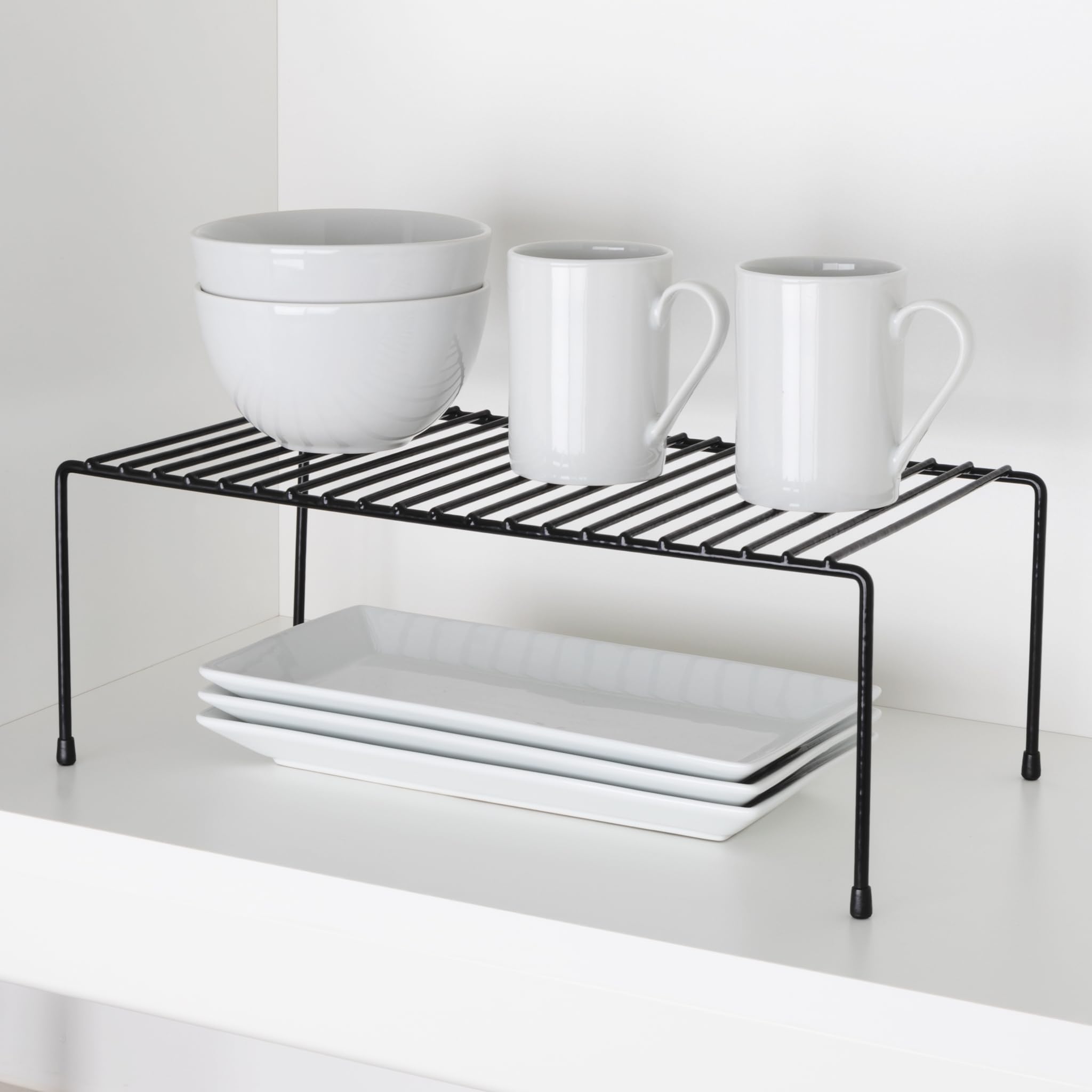 Snapklik.com : Smart Design Cabinet Storage Shelf Rack - Set Of 6 ...