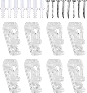 FAST-FX 8 Sets Roman Blind P Clip - Blind Cord Safety Device Clear ...