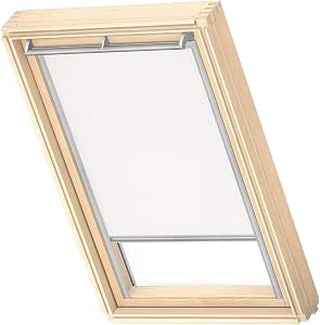 VELUX Original mörkläggningsgardin (DKL) takfönster silver sidoskenor ...