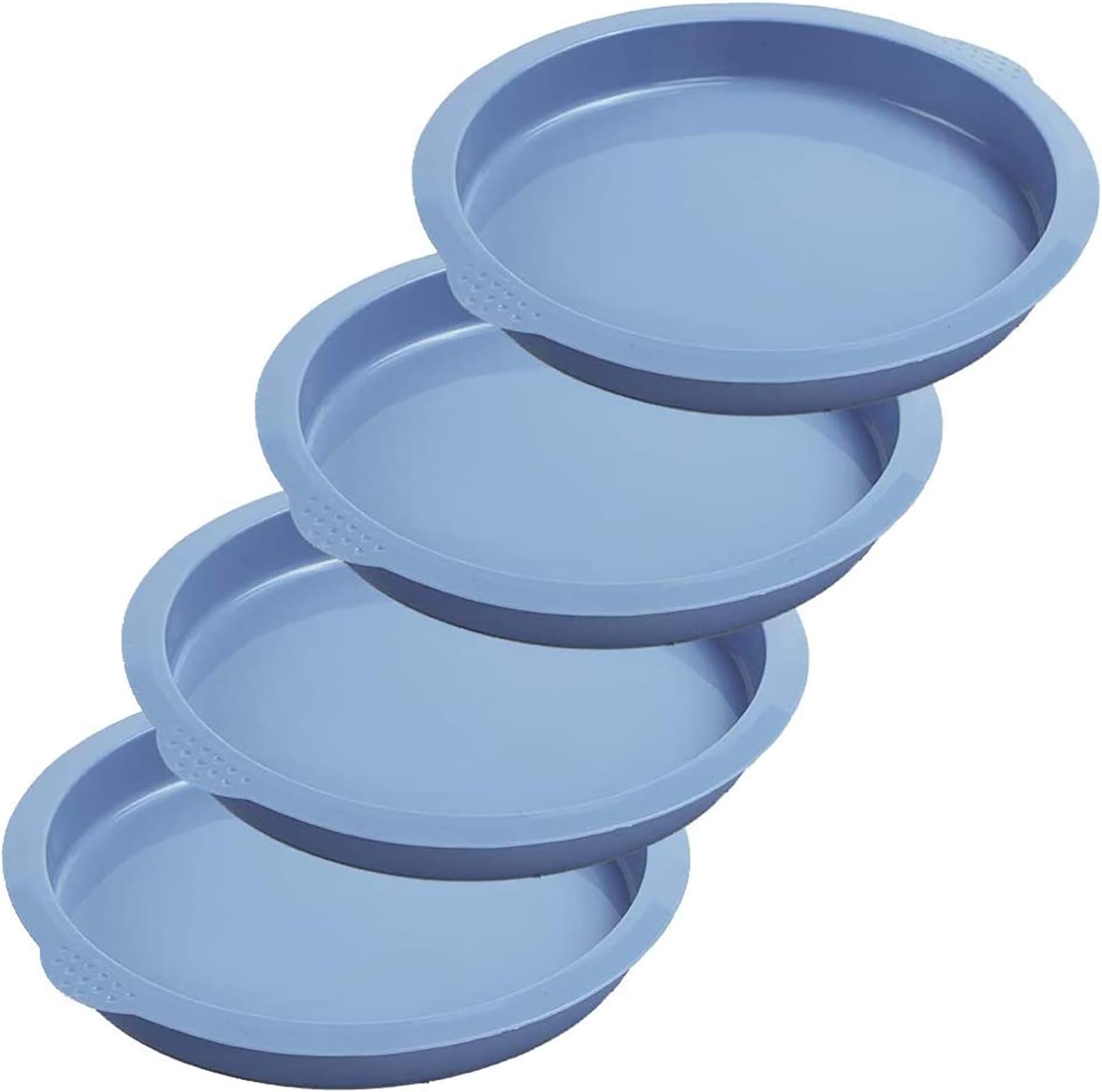 Amazon.com: Webake Layer Cake Pans, 7 Inch Round Cake Pan Set, Silicone ...