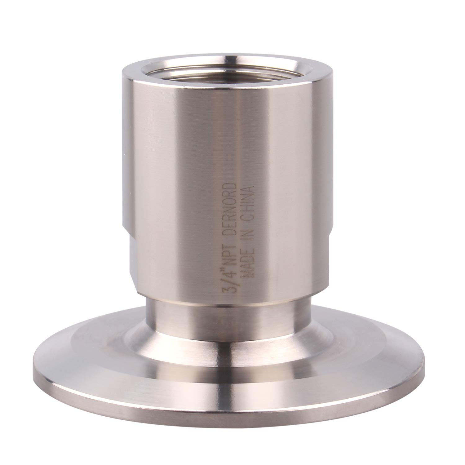 Snapklik.com : 2 Tri Clamp Adapter To 3/4 Inch FNPT Thread Ferrule ...