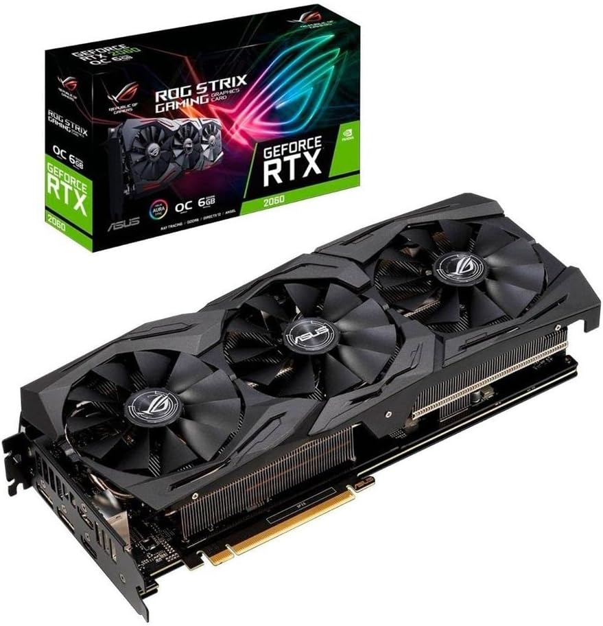 Amazon.com: ASUS ROG STRIX GeForce RTX 2060 Overclocked 6G GDDR6 HDMI ...