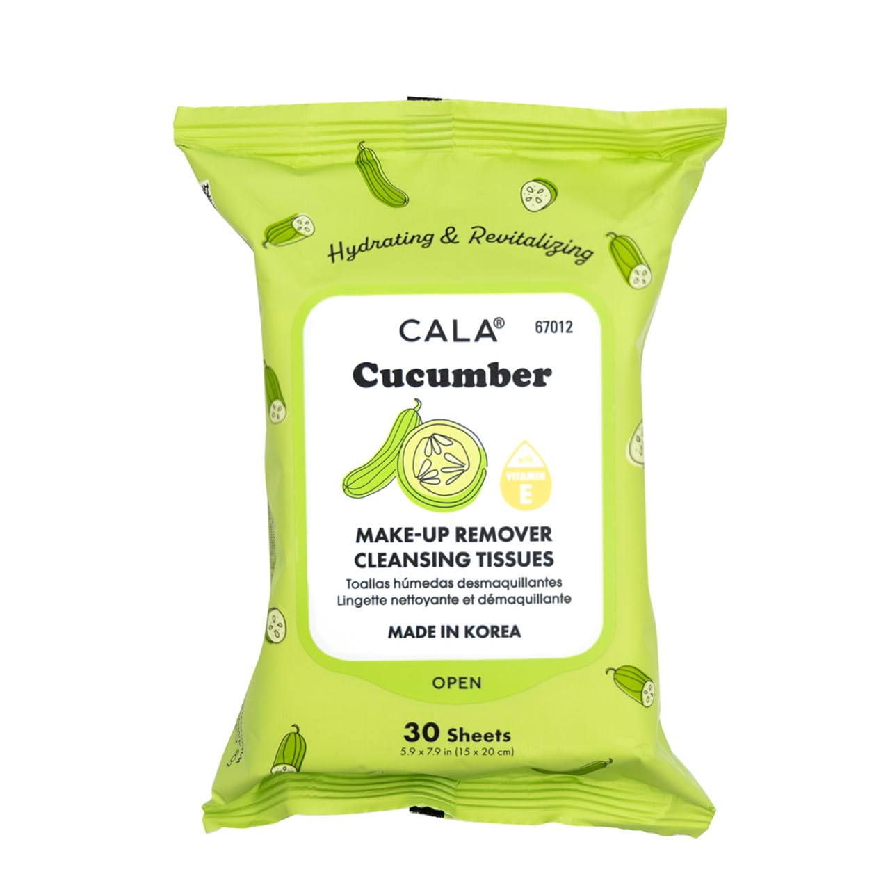 Amazon.com: CALA Makeup Remover Cleansing Tissues: Cucumber (30 Sheets ...