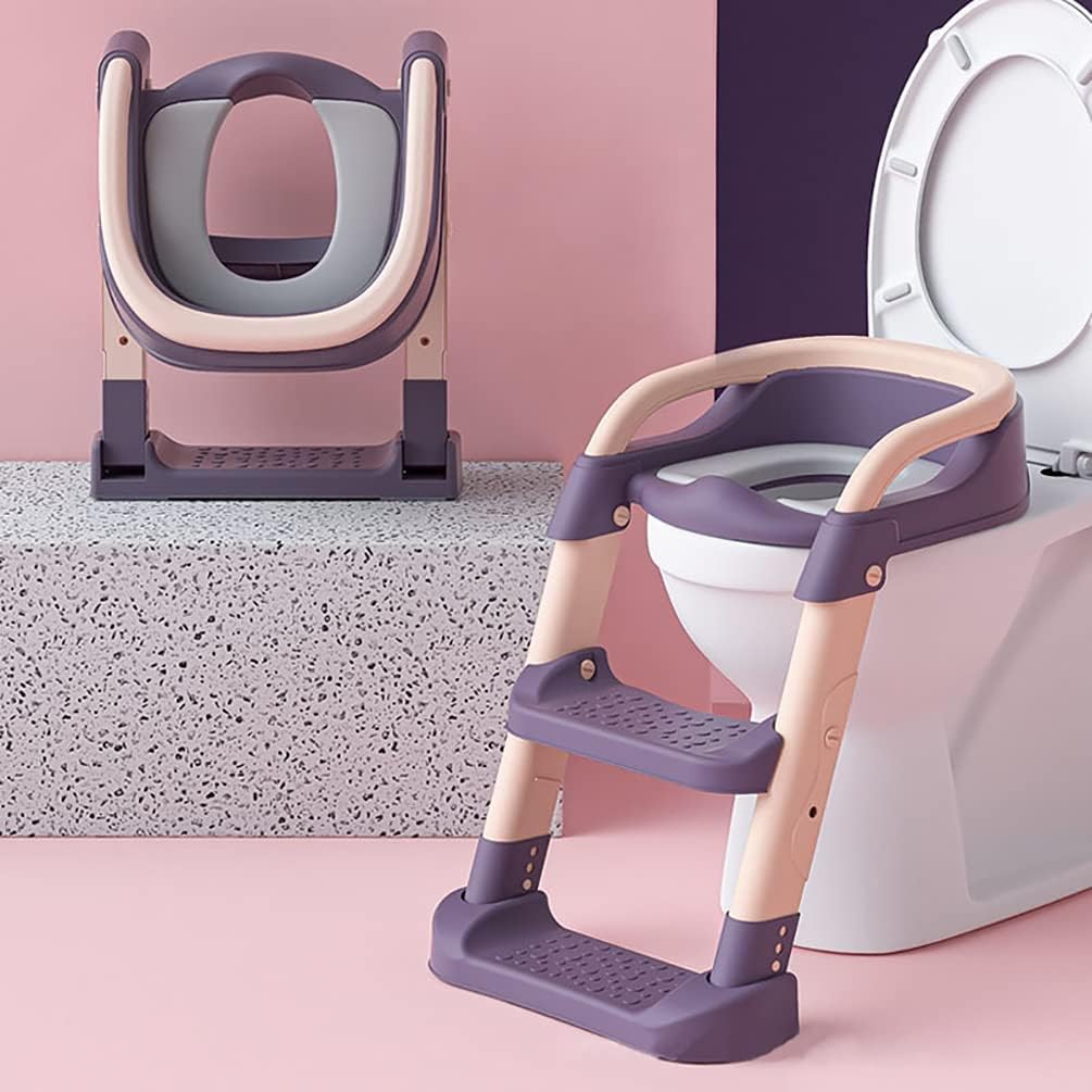 Amazon.com: Potty Training Seat with Ladder - Kids Toilet Trainer 2-in ...