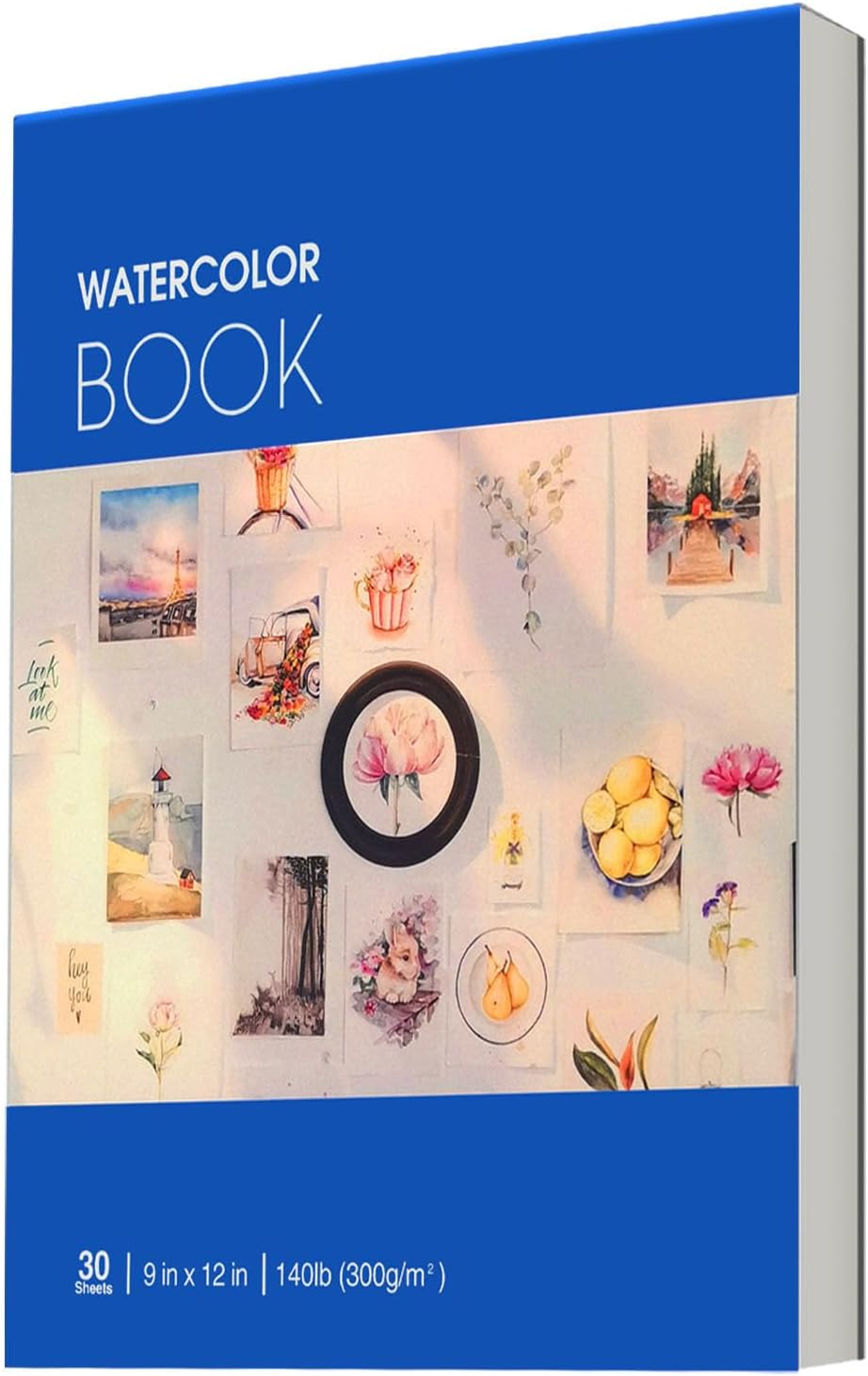 Amazon.com: RGBMIX 30 Sheets 9x12'' Water Color Paper Watercolor Pad ...