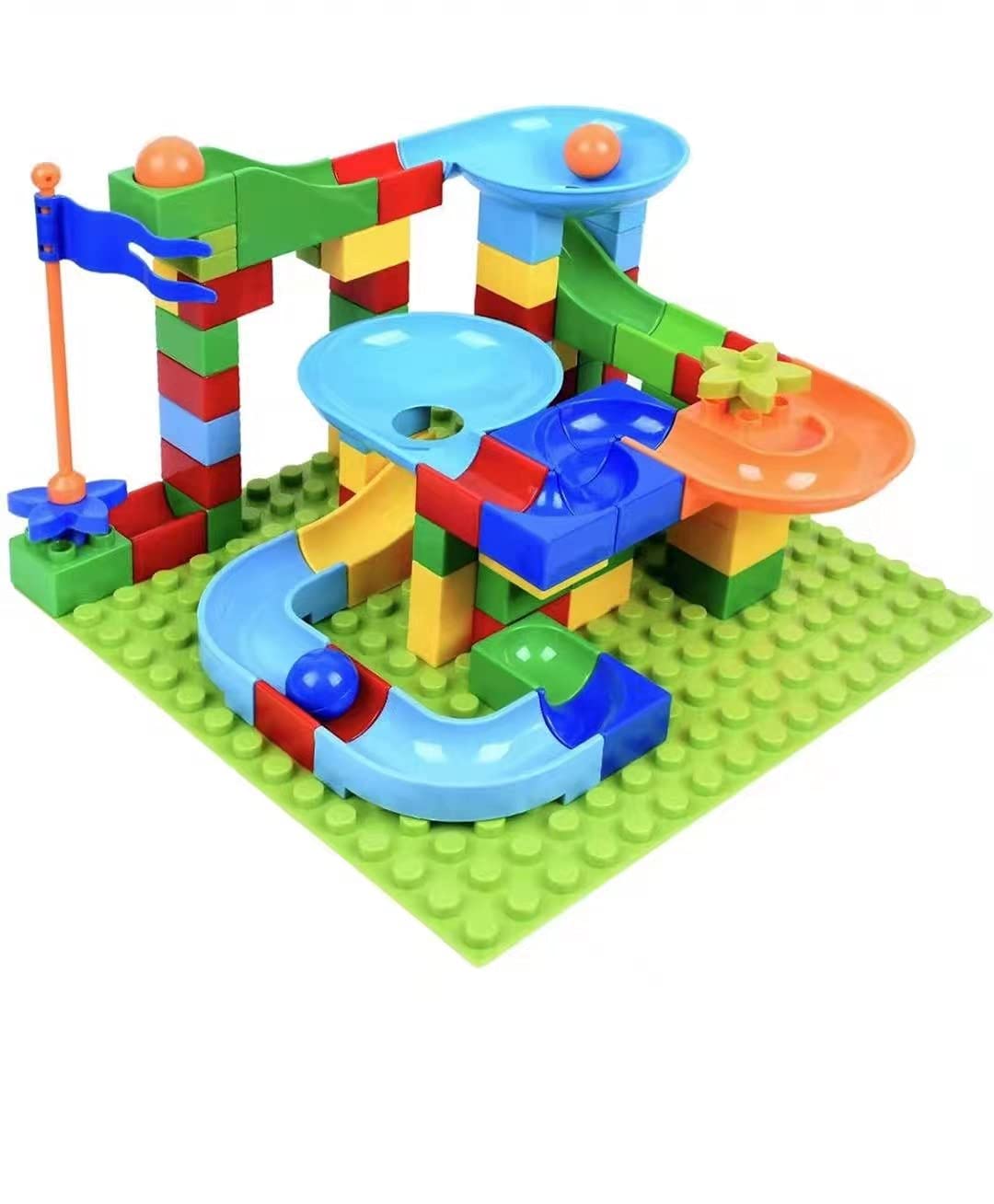 Buy Building Blocks33 PCS Deluxe Sets For KidsMarble Race Track For 3 buy-building-blocks33-pcs-deluxe-sets-for-kidsmarble-race-track-for-3