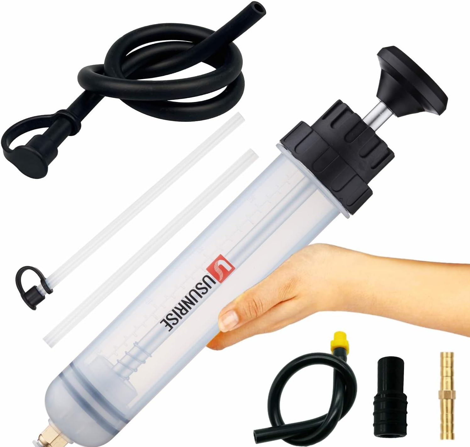 Amazon.com: USUNRISE Automotive Fluid Extractor Pump,Oil Change Syringe ...
