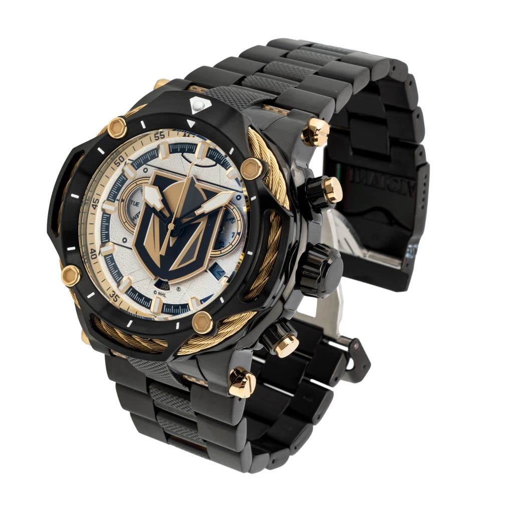 Invicta NHL Bolt 60mm Quartz Chrono Stainless Steel Watch for sale ...