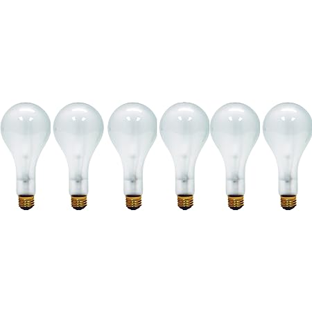 GE 3 Way Incandescent Mogul Base Bulbs 100/200/300 Watt PS25 Soft White ...