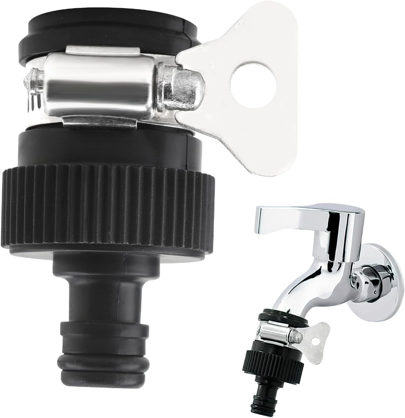 Indoor Tap Connector 14-22mm Mixer Tap Connector Round for Hose Pipe ...