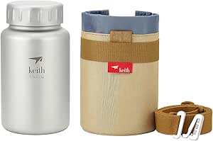 Keith Titanium Titan Sports Water Bottle - Leak-proof & Insulated Metal ...