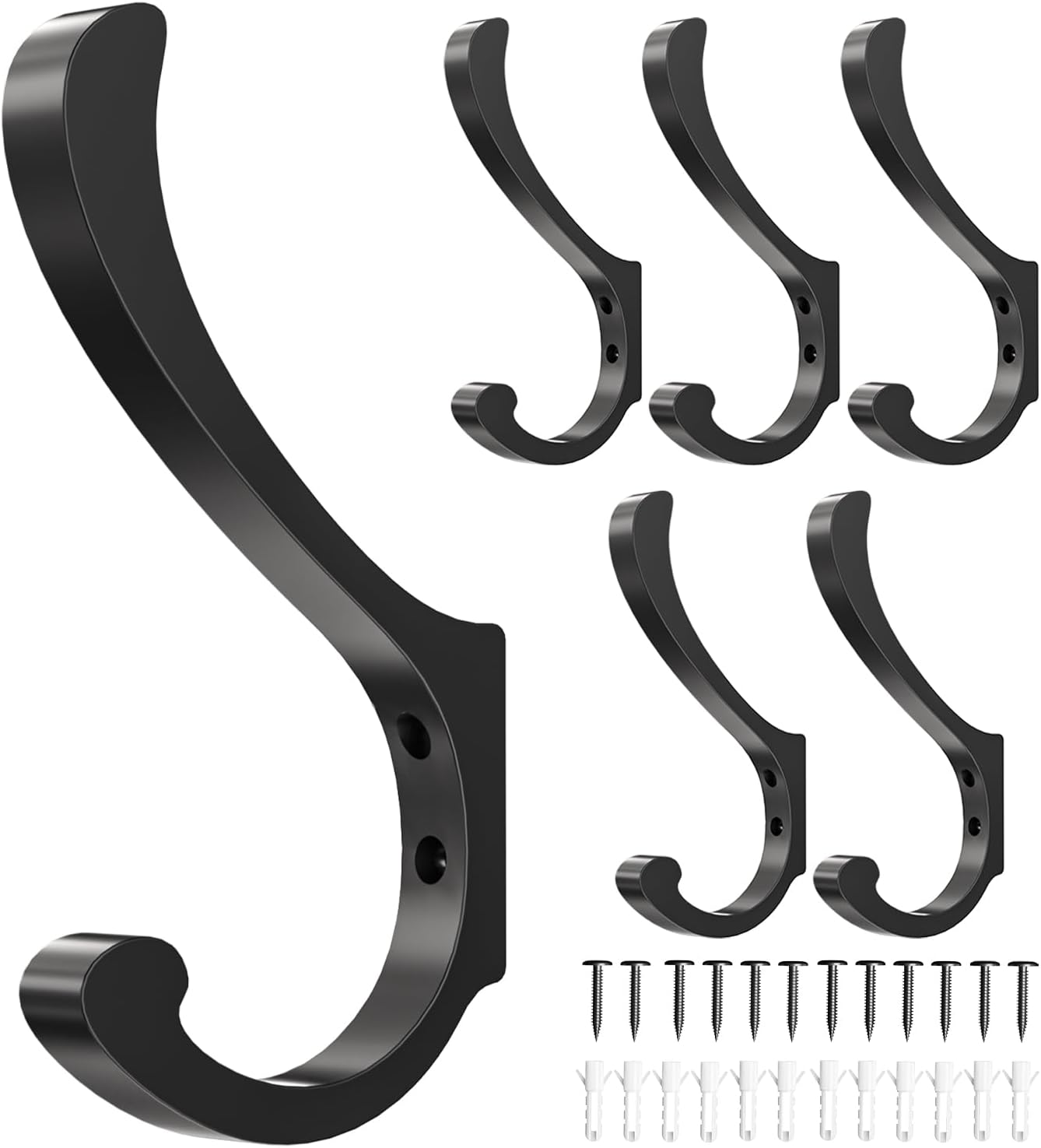 Amazon.com: Hanging Coat Hooks Wall Mount - Wall Hooks For Hanging ...