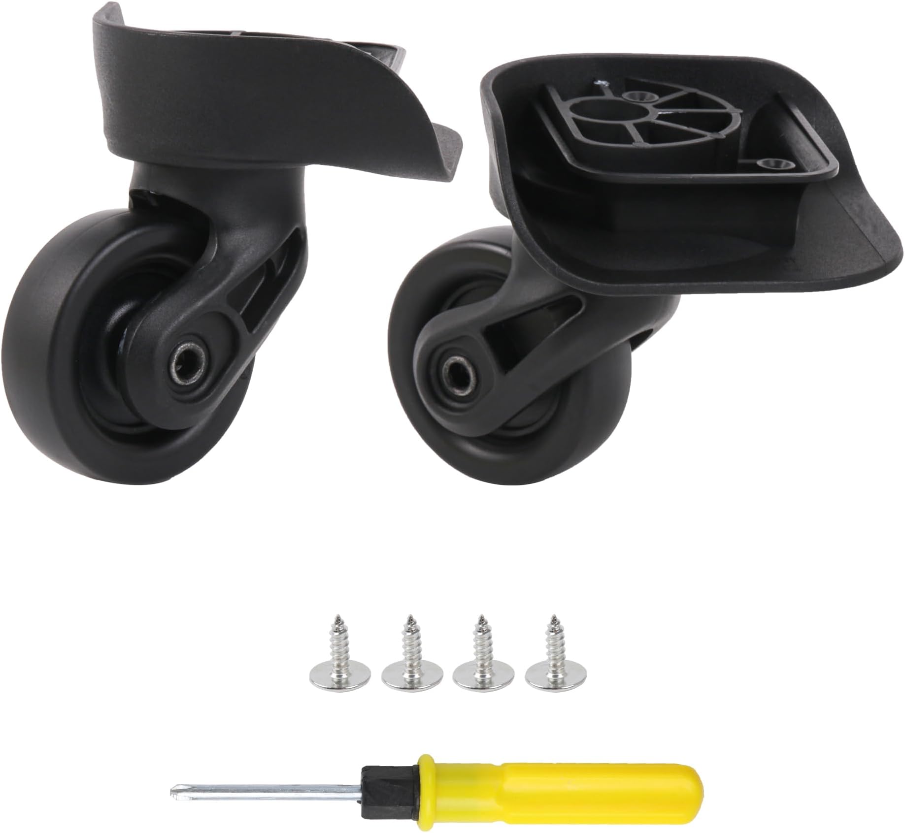 PerGar Suitcase Caster, Luggage Wheels Replacement, 1 Pair Luggage ...