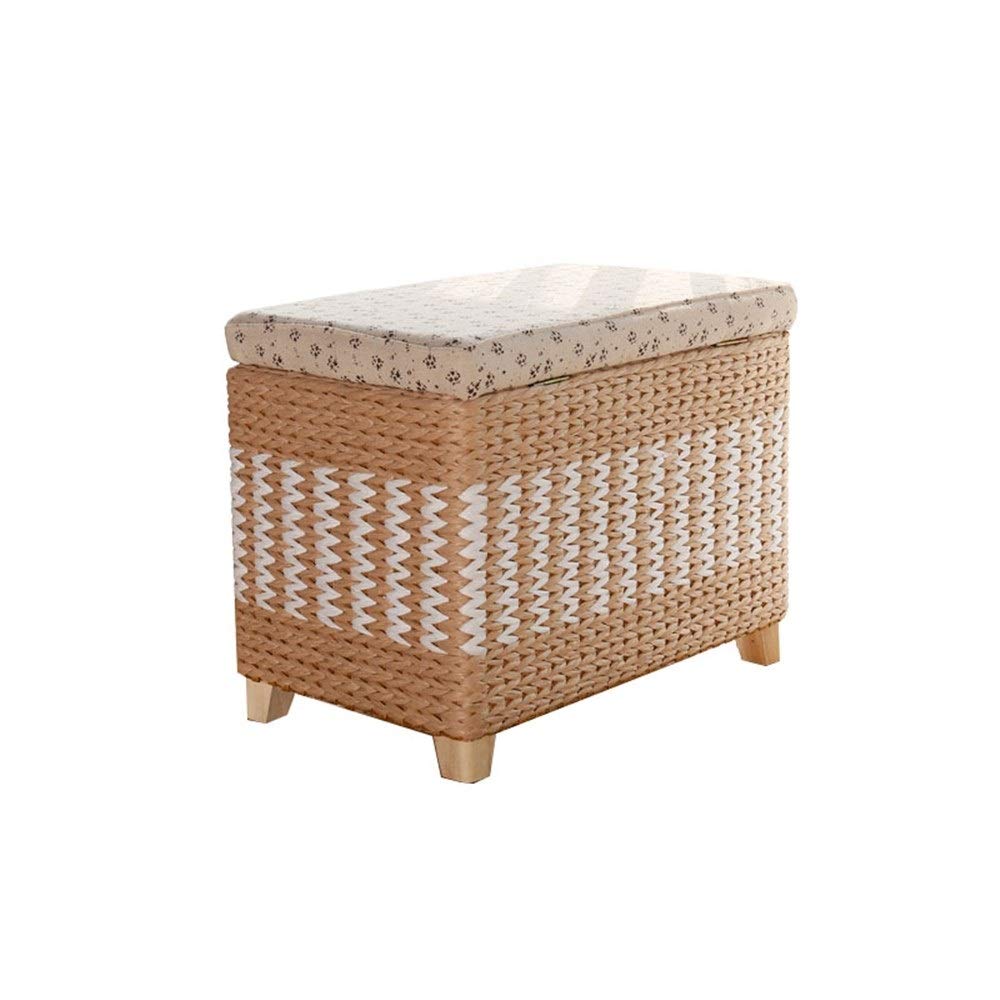 korb.outlet Fußhocker mit geschwungener Ablage, Stabiler Sitzhocker ...