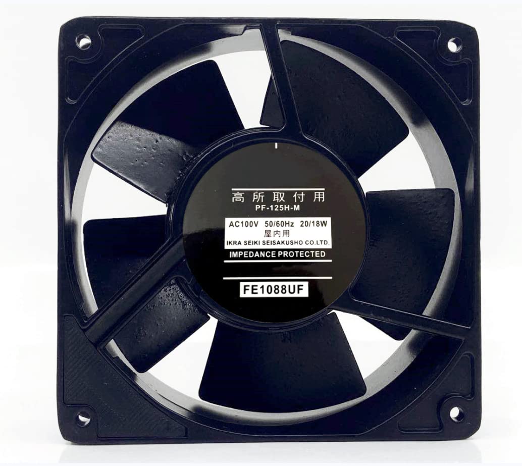 Amazon.com: PF-125H-M AC100V 20/18W 50/60Hz 120x120x38mm Cooling Fan ...