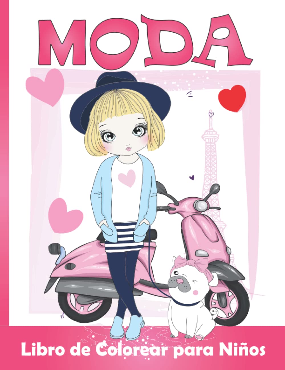 Buy Moda Libro de Colorear para Niños: Libro para Colorear para Niña y ...