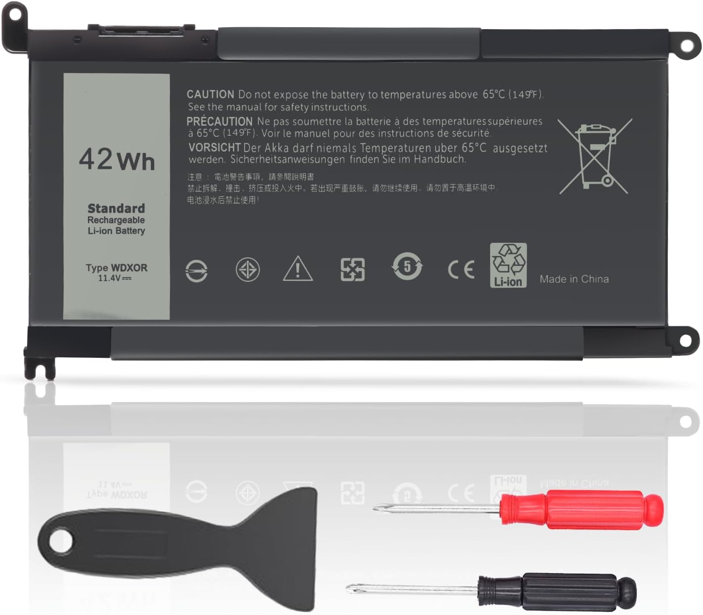 WDXOR WDX0R Battery for Dell Inspiron 15 5565 5567 5568 5570 5575 5578 ...