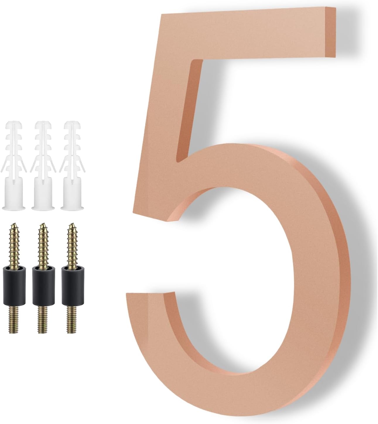 Amazon.com: Modern House Numbers for Outside - DEWEL Floating Large 8 ...